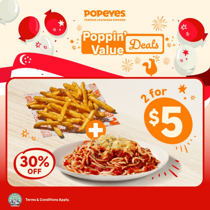 Popeyes Poppin Value Deals: Up to 50% Off Fried Chicken Combos & More!