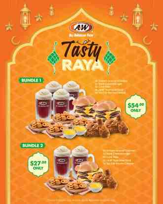 A&W Hari Raya Tasty Raya Bundles Promotion