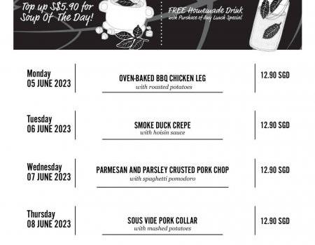 Marche Movenpick Jem Lunch Menu Promotion (5 June 2023 - 9 June 2023)