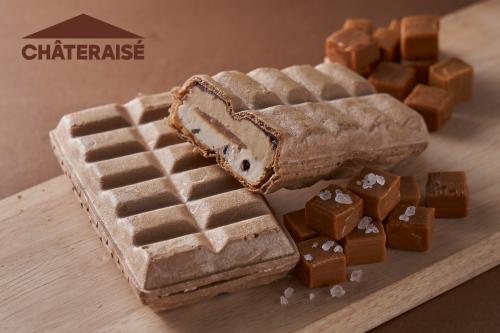 Chateraise Monaka Salted Caramel Ice Cream