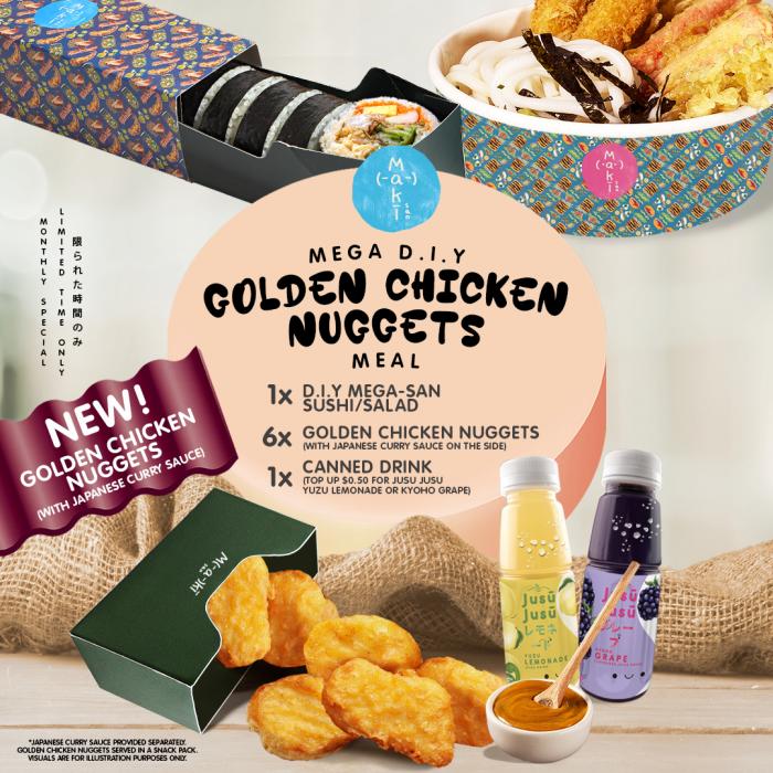 Maki-San Mega D.I.Y Golden Chicken Nuggets Meal Promotion
