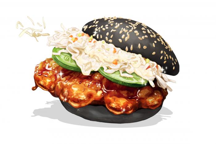 McDonald's Ninja Chicken Burger, Samurai Double Beef Burger & White ...