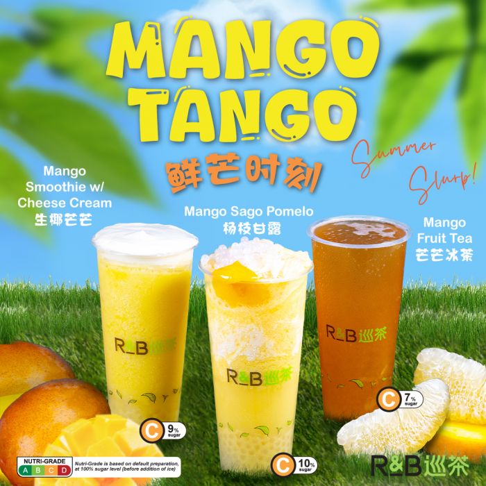 R&B Tea Mango Tango Series: Irresistible New Mango Drinks in Singapore ...