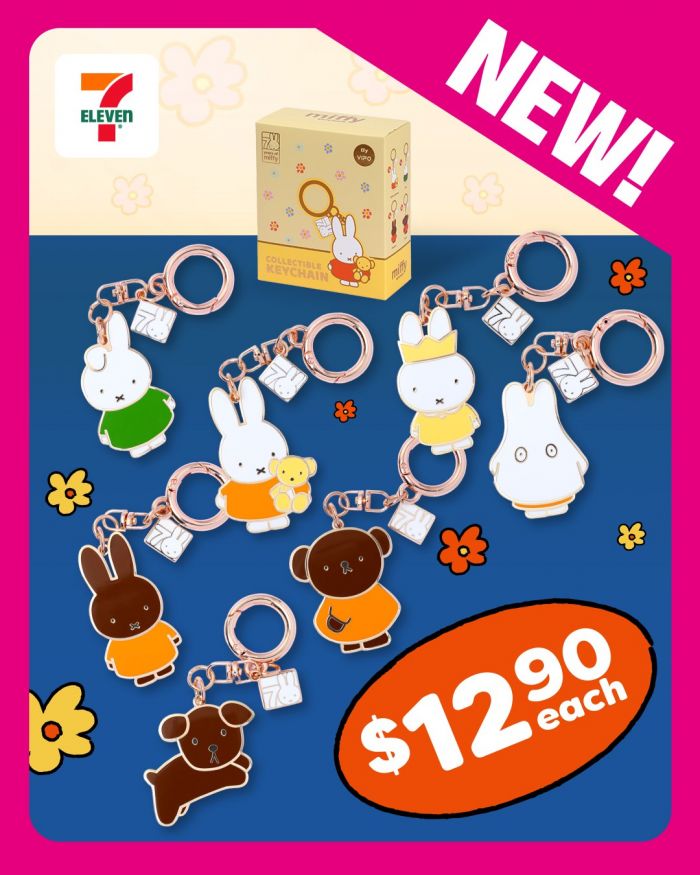 7-Eleven MIFFY x VIPO 70th Keychain Blind Box – Collectible Surprise Keychains at $12.90 Each!