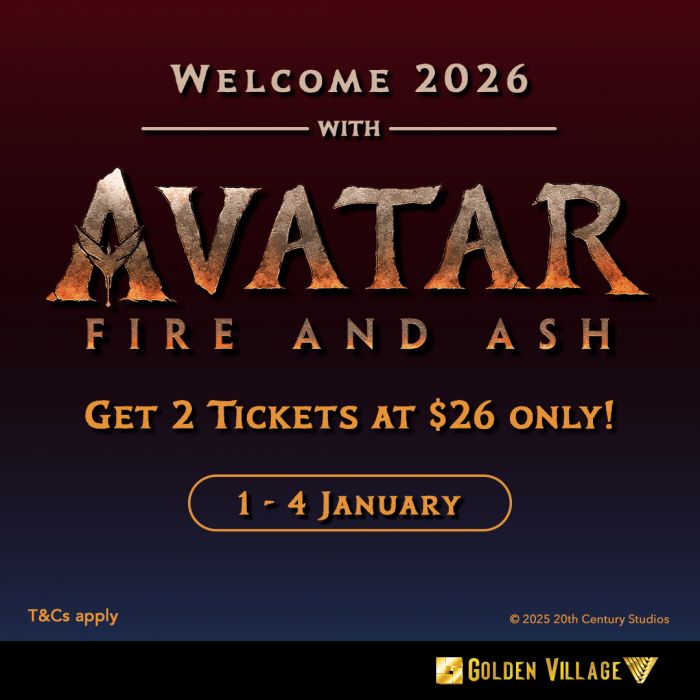 Golden Village New Year Promotion: 2 Avatar Fire and Ash Tickets $26 (1 ...