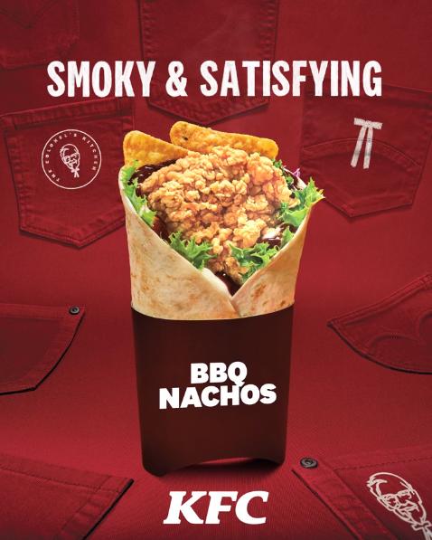 KFC Zinger Pocketts BBQ Nachos and Tangy Turkey Bacon